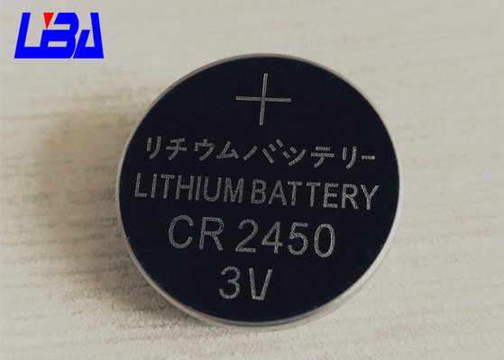 Durable Coin Cell CR2450 Button Battery Light Weight For Audio Equipment