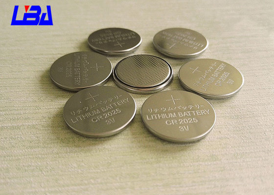 Primary Li/MnO2 Lithium Cell Battery , Cr2025 3v Lithium Battery  For Audio Record
