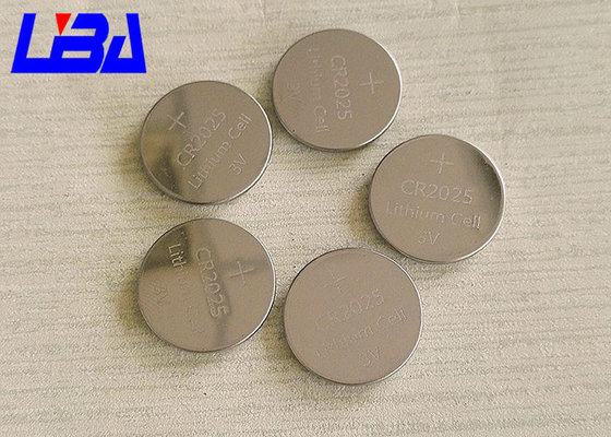 Eco - Friendly Button Cell Battery , Durable Battery Cr2025 3v For Watch