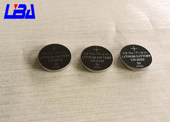 Prime LiMnO2 3v Coin Battery , Durable 3 Volt Lithium Battery Cr2032 For Camera