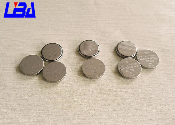 Customized CR2032 3V Lithium Button Batteries High Energy Density