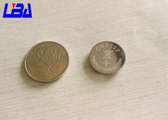 3V Lithium Button Cell Battery , 20mm * 3.2mm Rechargeable Button Cell Batteries