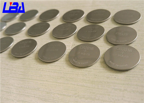Eco - Friendly 3V 90mAh CR2016 Button Batteries Li-Mno2 For LED Gloves