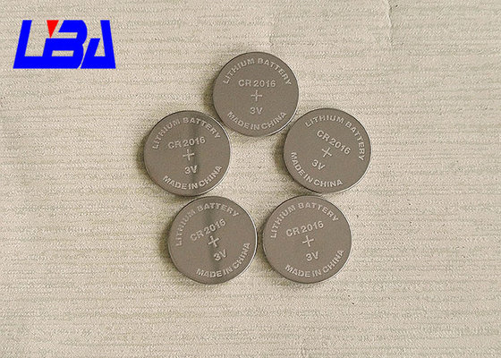 Durable CR2016 Coin Cell Battery , Long Life  MP3 3v Lithium Battery