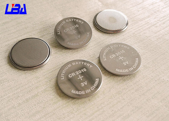 3V CR2016 Lithium Coin Type Batteries Light Weight Non Rechargeable