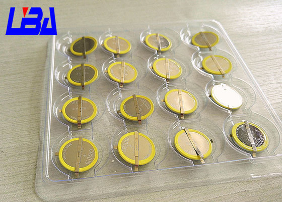 High Drain CR2032 Battery With Solder Tabs 3V  Lithium Button Cell 90mAh