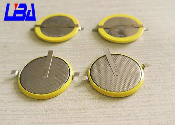 Durable Cr2032 Cmos Battery With Connector , Standard Cr2032 Coin Cell Battery
