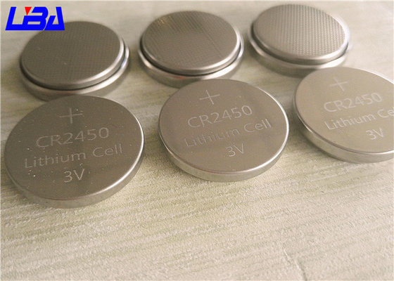 High Capacity Coin Cell CR Button Battery 3v CR2450 24*5.0MM Durable