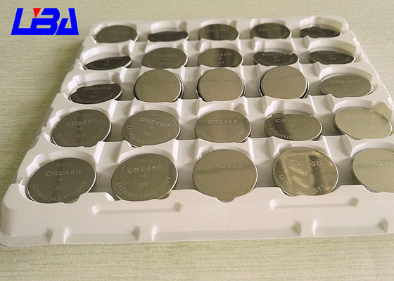 600mAh 3v Cell  CR2450 Button Battery 6.4g LiMnO2  Silver Color