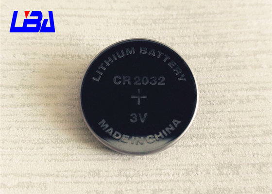 230mAh Lithium Manganese Dioxide Battery , Lithium Ion Battery Cr2032  With Solder