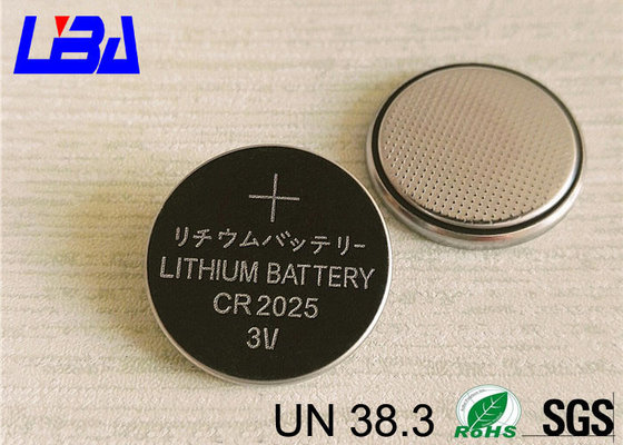 Electronics Button Cell 3 Volt Battery , Lithium Coin Battery In Card Package 190mAh