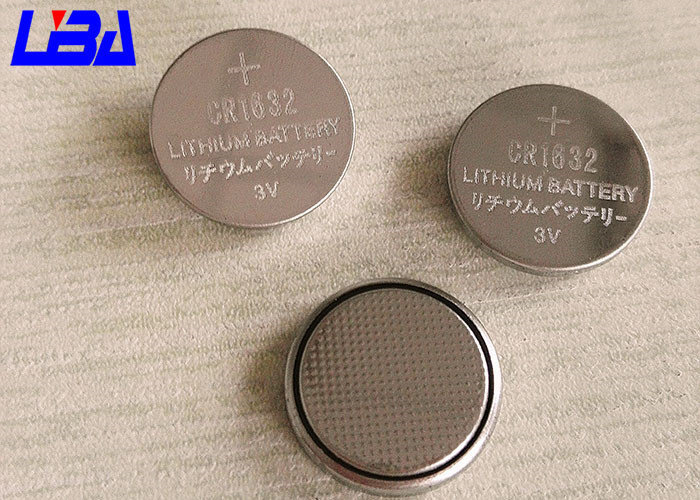 Electric Toys 120mAh CR1632 Button Battery 16MM*3.2MM High Drain Silver Color