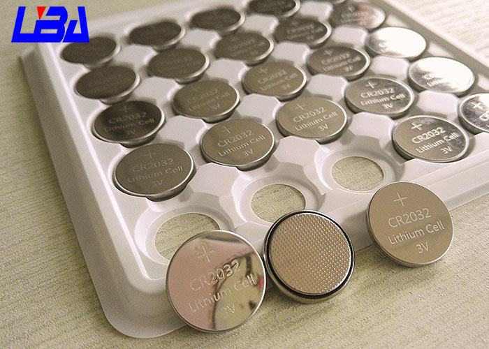 3V Coin Cell Lithium Manganese Battery , Cr2032 Lithium Ion Battery 20 * 3.2mm