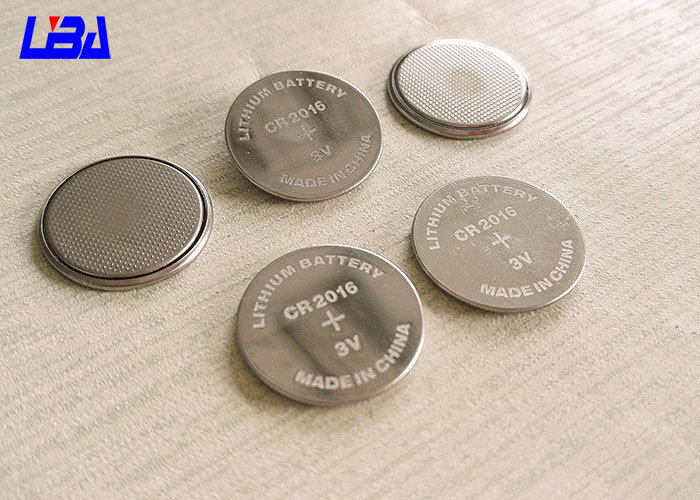 3V CR2016 Lithium Coin Type Batteries Light Weight Non Rechargeable