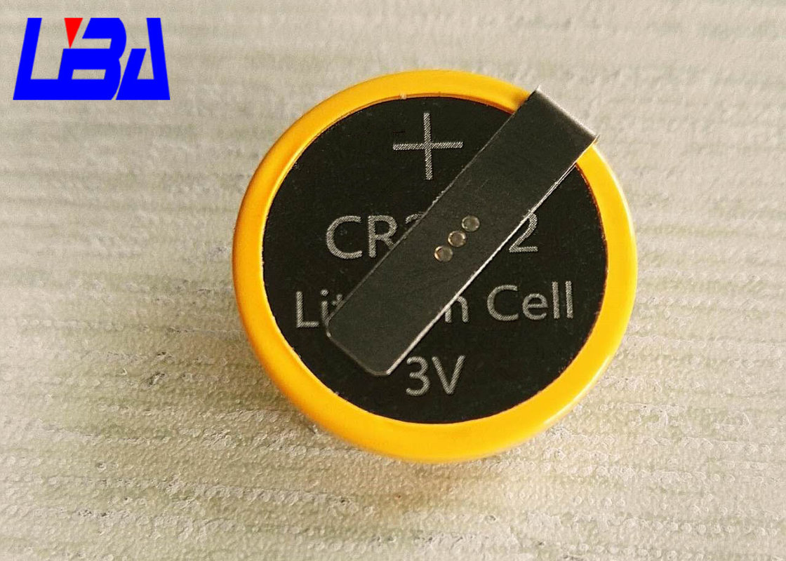 Standard Cr2032 Cmos Battery With Connector , Long Life 3v Lithium Coin Cell Battery