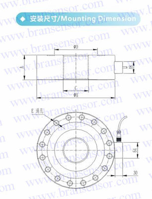 Big Capacity Tension and Compression Load Cell (B312L)