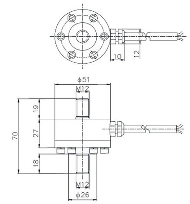 micro Tension load cell with small height