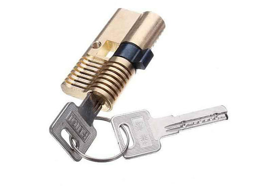 Locksmith Practice Cutaway Cylinder Lock (Right Blade) supplier