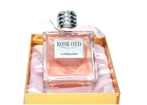 Square Shape Perfume Rose Oud Lonkoom Private Lable Acceptable