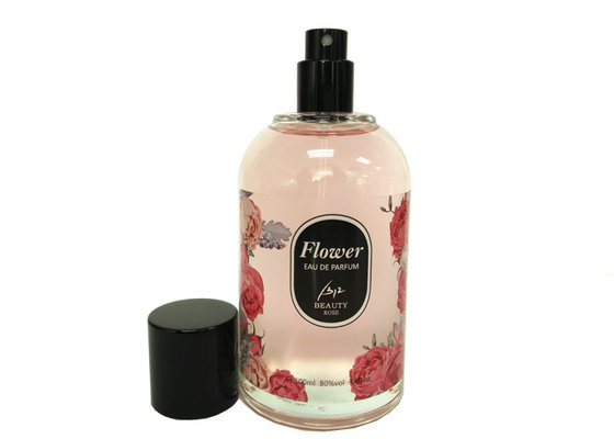 1312 Beauty Rose Flowery Perfume Fragrances With Glass Round Bottle