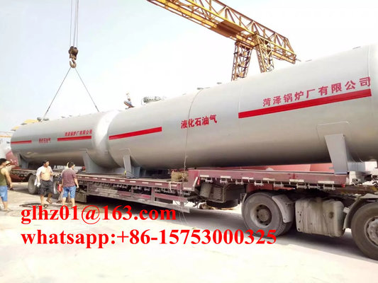 Ghana 30 Tons LPG Storage Tank Q345R Steel Made Ground Type LPG Tank