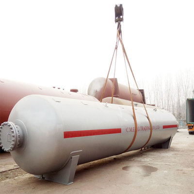 Silver Color 12mm thickness carbon steel plate 30m3 LPG Tank Made in China