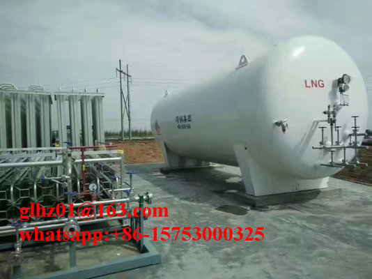 Stainless Steel 30M3 perlite insulated vacuum cryogenic storage tank for O2,N2,AR