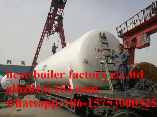 Stainless Steel 30M3 perlite insulated vacuum cryogenic storage tank for O2,N2,AR