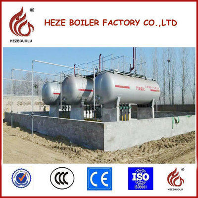 Gas Station Used 10M3 Horizontal LPG Tank Made in HEZE BOILER FACTORY
