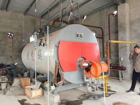 horizontal steam boiler, 2ton gas fuel steam boiler with Italy burner