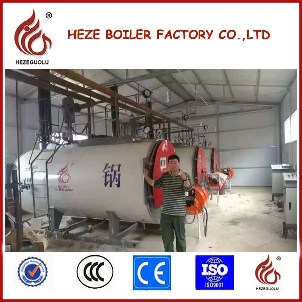 3ton 12.5bar pressure skid-mounted city gas steam boiler natural gas boiler