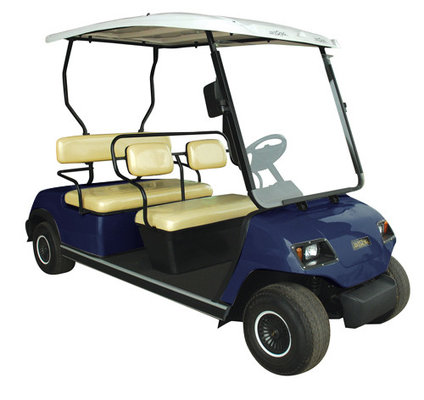 Electric four seater golf carts, color optional