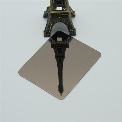 China Bronze Mirror Decorative Finish Stainless Steel Sheet Supplier