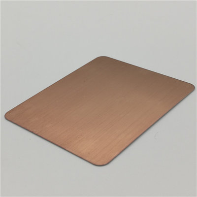 201/304/316/430 Colorful Hairline Finish Stainless Steel Sheet