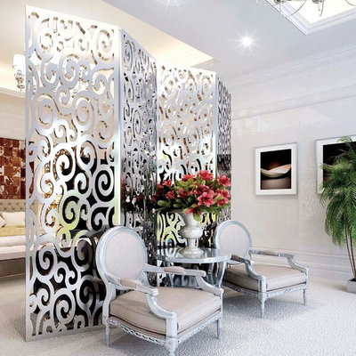 Modern design high quality stainless steel laser cut decorative room screens and partitions