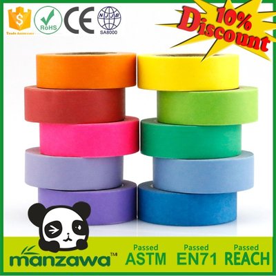 Hot selling china factory custom printing washy tape for diy decoration