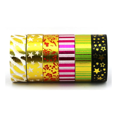 christmas washy tape multifunctional bling foil washi tape,custom foil washi tape