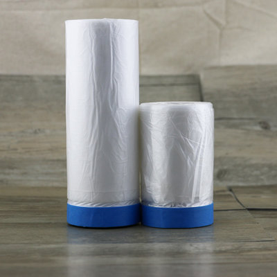 round adhesive tape masking film for auto spray painting,home/furniture duct protection