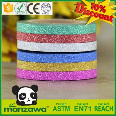 single sided waterproof antistatic custom printed diy decoration japanese washi paper tape