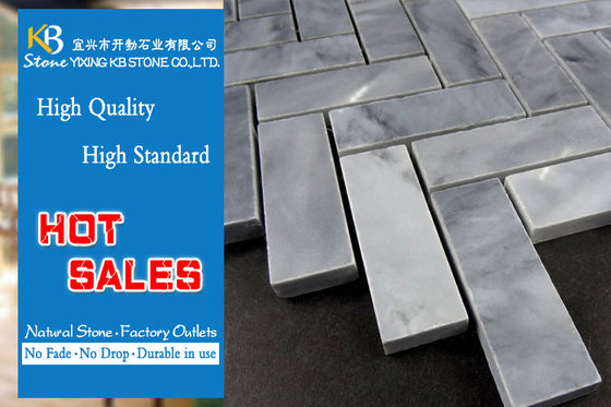 Kb Stone Custom Mosaic Tile China White Athens Grey Cream Marfil