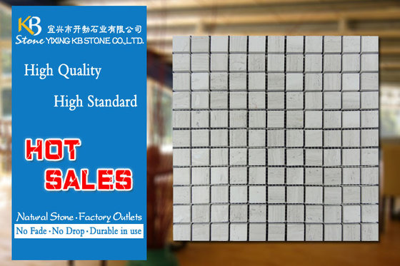 25*25mm Square Mosaic Tile Marble Bathroom Tiles Interior Exterior