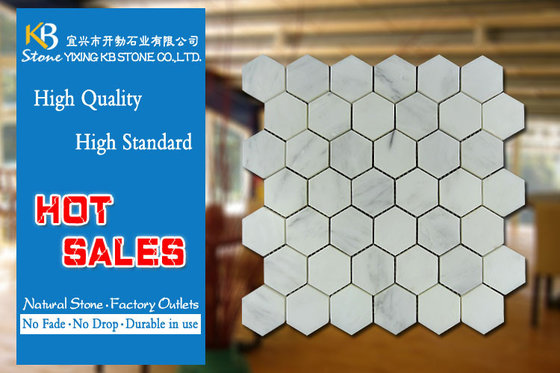 Eastern White China Coffee Custom Craft Mosaic Tiles Cut Blocks