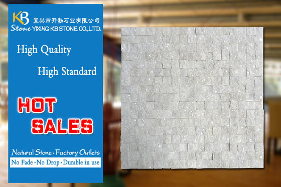 Crystal White Synthetic Marble Mosaic Tiles Natural Marble Tile