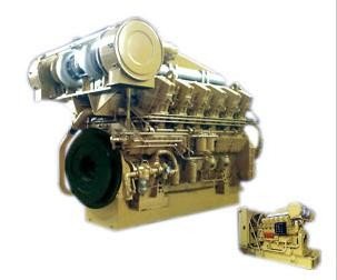 Long-stroke Marine Engine 4000 (1000, 1200Kw) Water Cooled Lightweight Low Fuel Consumption