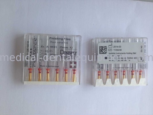 Rotary Protaper Endodontic Rotary Instruments , Niti Alloy Biorace Endo