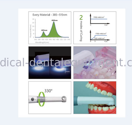 Light Broad Spectral 5w Led Dental Curing Light 1700mw / Cm2 Xlite II