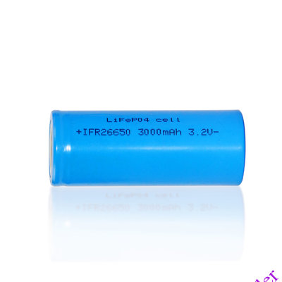 IFR26650 3.2V 3000mAh LiFePO4 battery cell for high power applications
