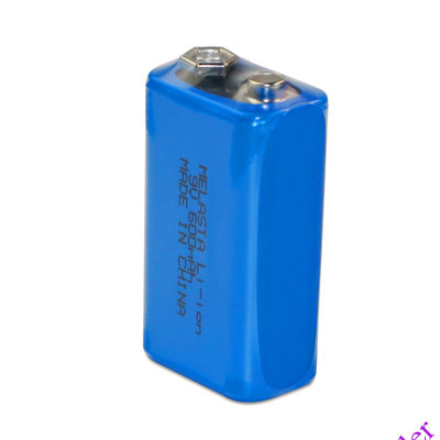 MELASTA High quality Rechargeable Li-ion battery 9V 600mAh for walkie talkie, door control