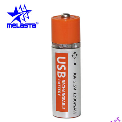 MELASTA New Design USB Battery 1.5V 1200 mAh Rechargeable Battery for AA Size