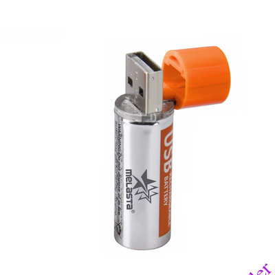 MELASTA New Design USB Battery 1.5V 1200 mAh Rechargeable Battery for AA Size